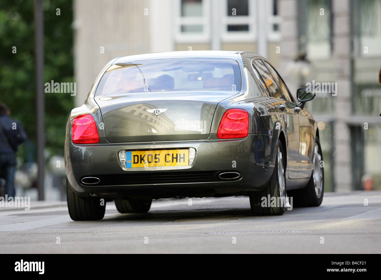 Car, Bentley Continental Flying Spur, anthracite, model year 2005 ...
