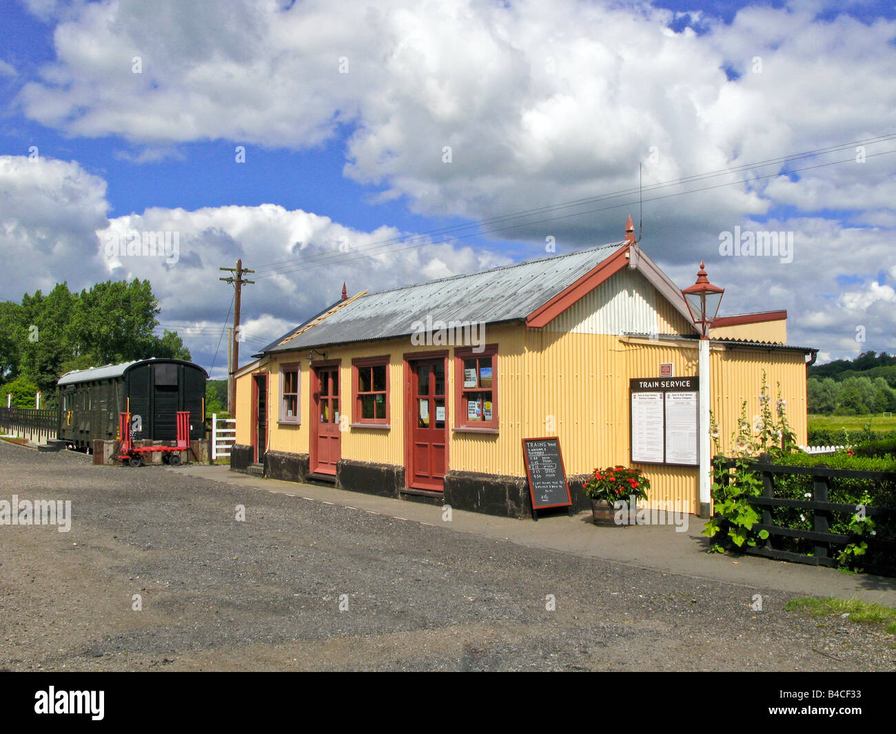 Kent and East Sussex Railway station at Bodiam Robertsbridge East ...