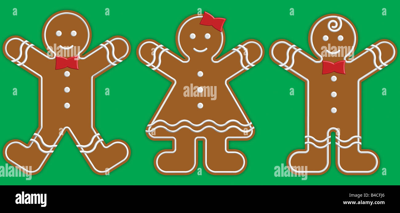 Gingerbread man clipart hi-res stock photography and images - Alamy
