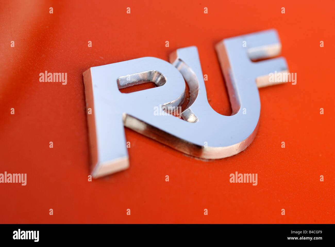 Car, Ruf R Spyder, Convertible, orange , model year 2005-, open top ...