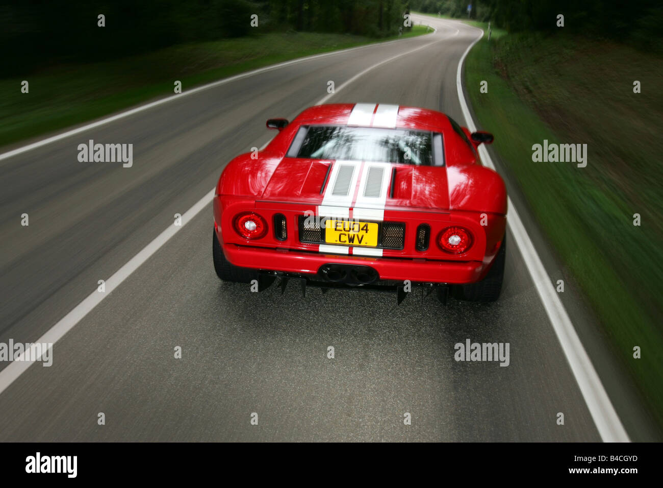 Ford gt red rear hi-res stock photography and images - Alamy