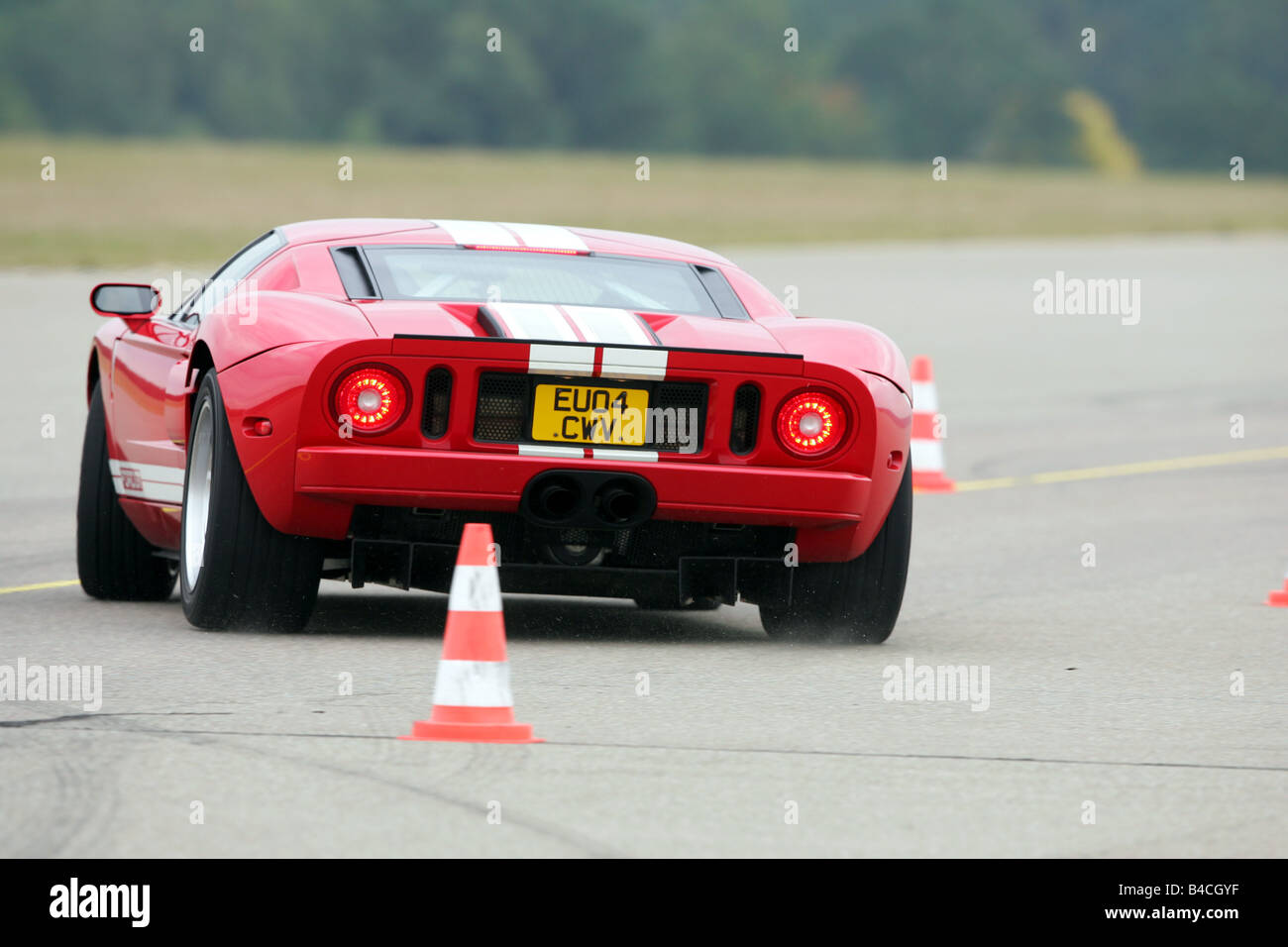 Ford gt red rear hi-res stock photography and images - Alamy