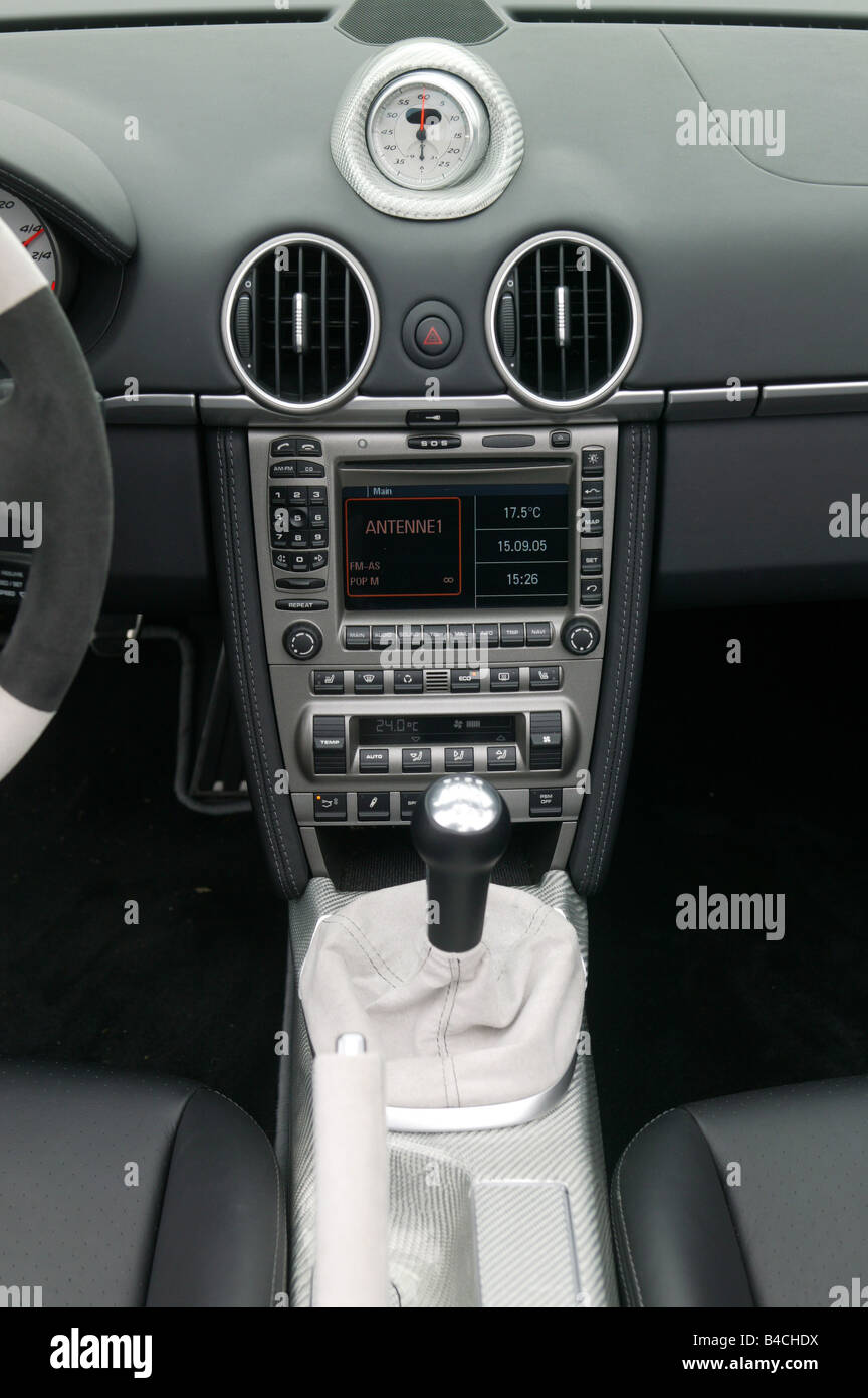 Speedart Porsche Boxster, model year 2005, black/silver, Detailed view ...