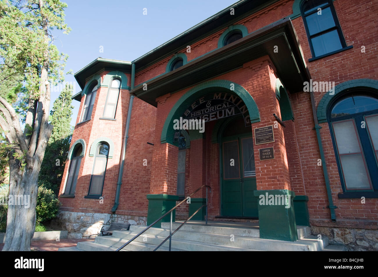 Bisbee Mining and Historical Museum, Bisbee Arizona Stock Photo - Alamy