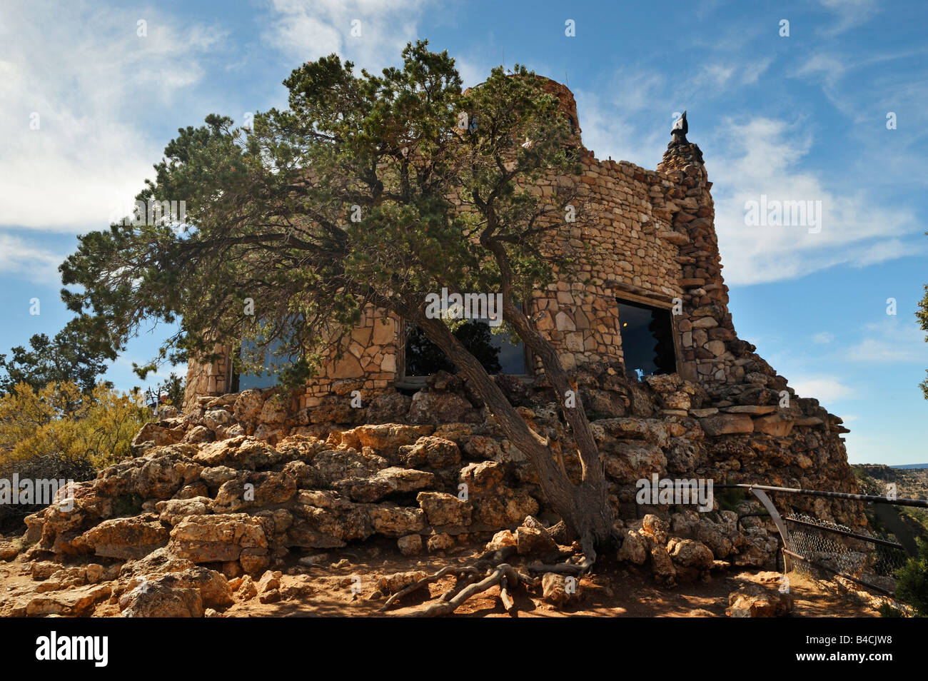 Desert View Watchtower Grand Canyon AZ 080922 31490 Stock Photo - Alamy
