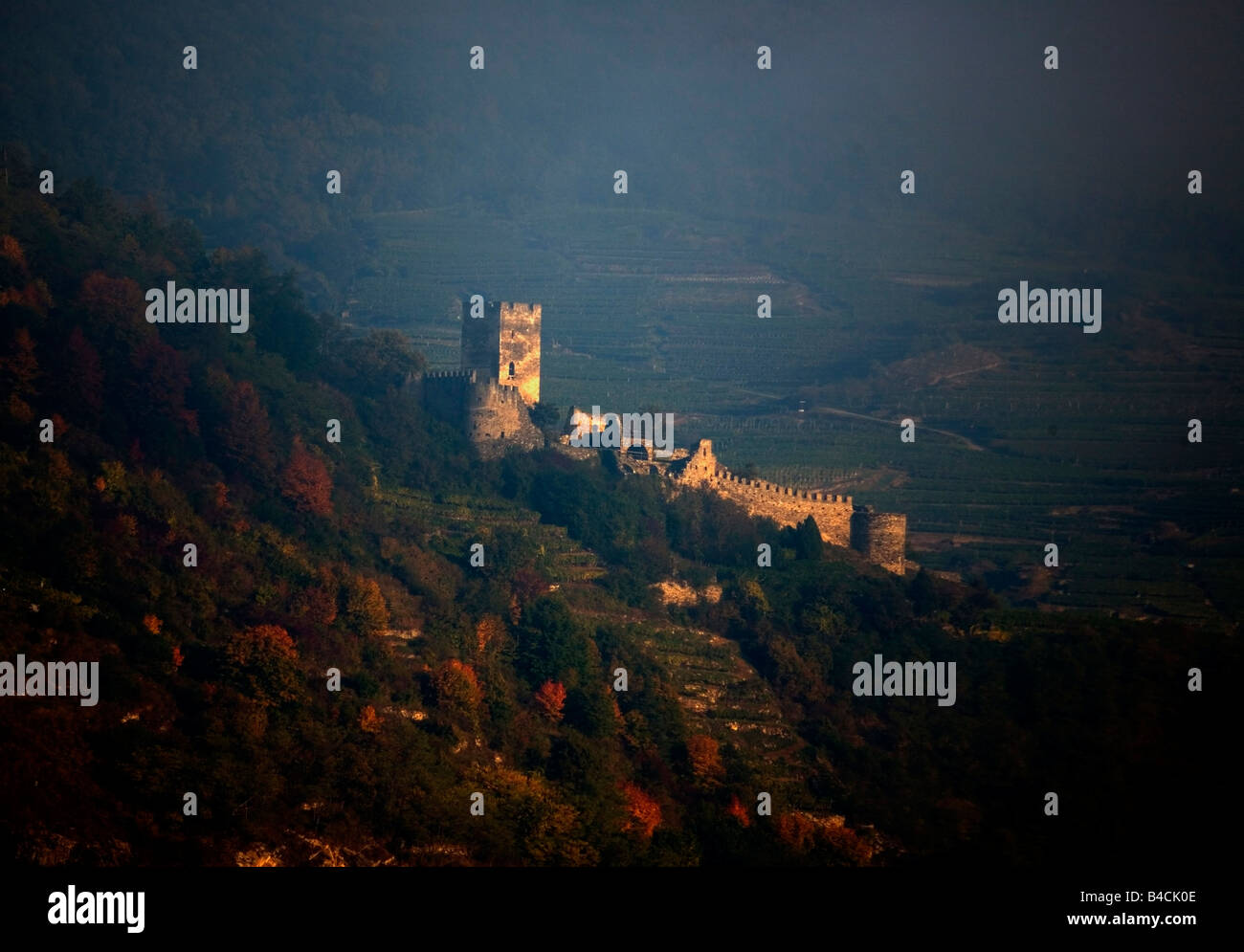 Spitz Castle in Wachau Lower Austria Stock Photo - Alamy