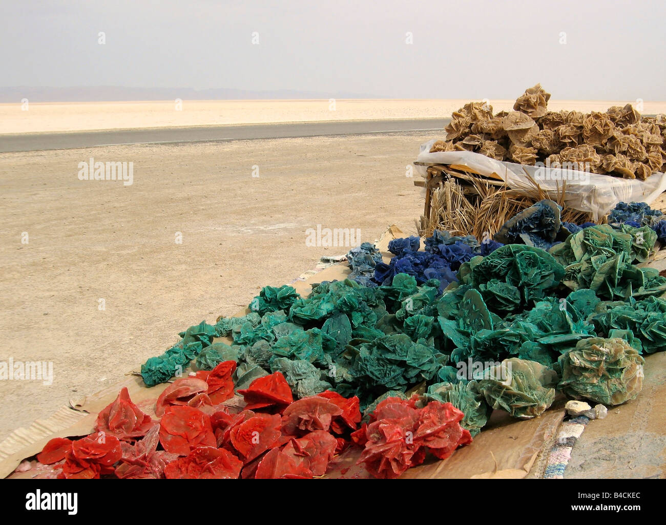 Tunisia Desert rose by Chott Djerid Salt Lake Stock Photo - Alamy