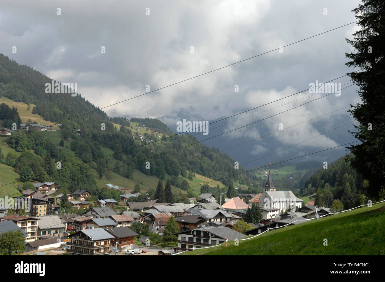 Les Gets France Stock Photo - Alamy
