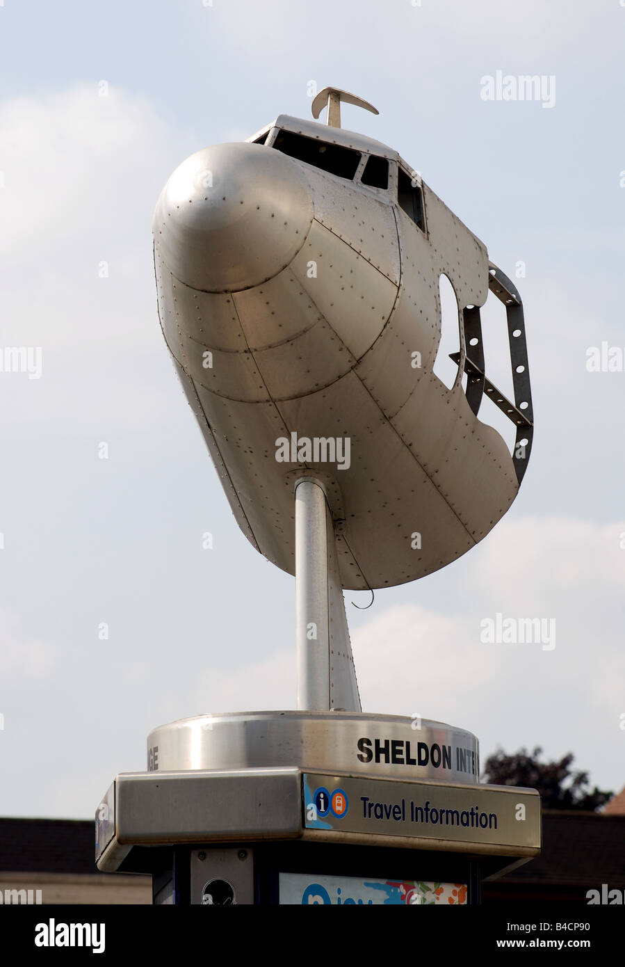 Travel information point in Sheldon, Birmingham, West Midlands, England ...