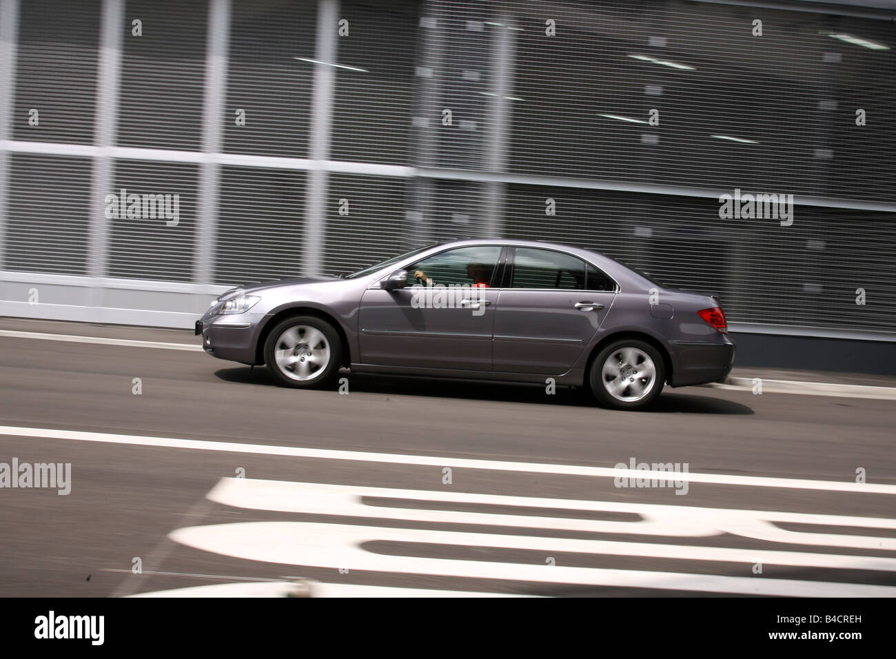 Honda Legend 3.5 SH-AWD, model year 2006-, anthracite, driving, side ...