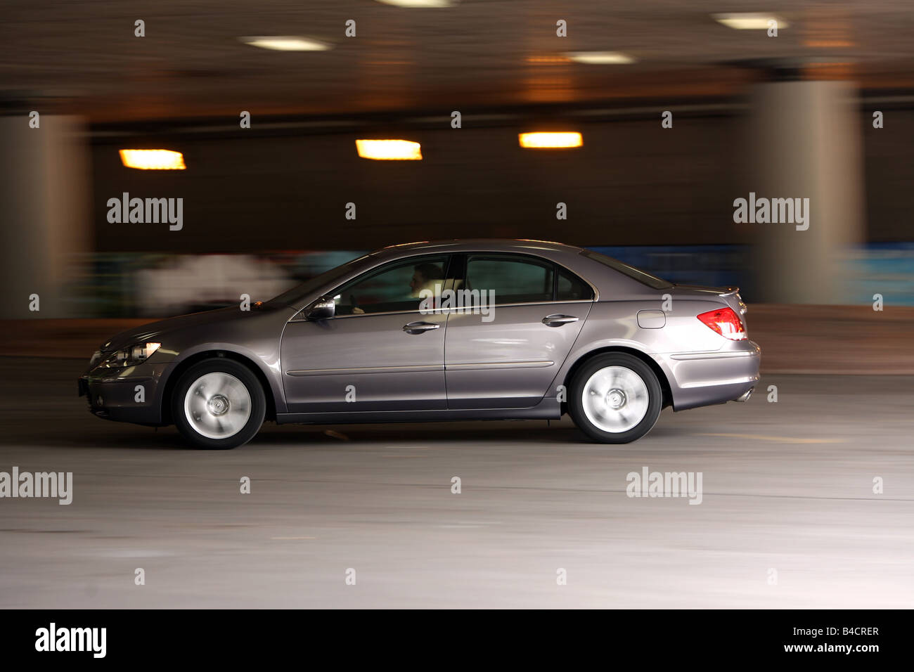 Honda Legend 3.5 SH-AWD, model year 2006-, anthracite, driving, side ...
