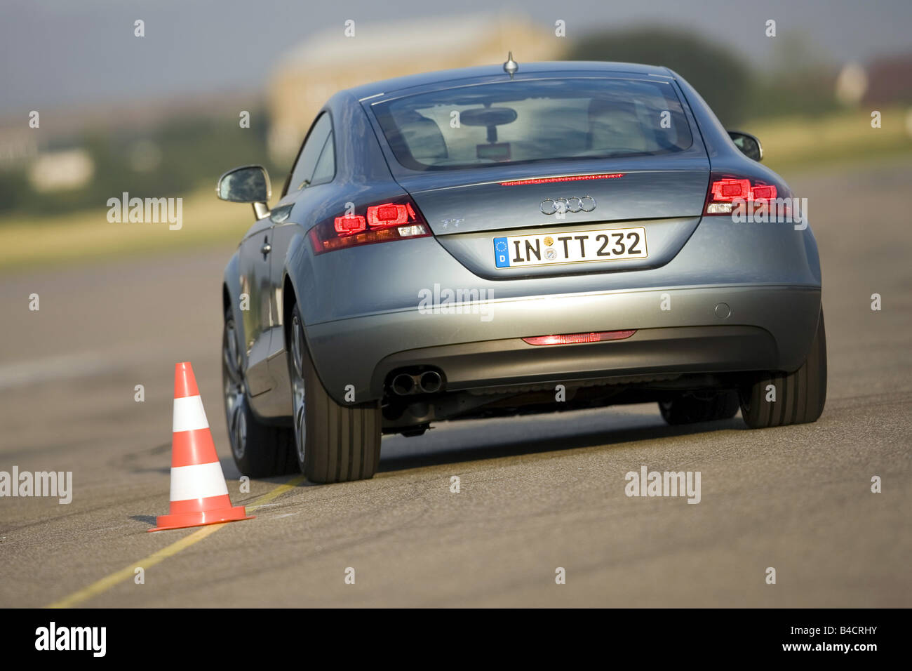 Audi TT Coupe 2.0 TFSI, model year 2006-, anthracite, driving, diagonal ...