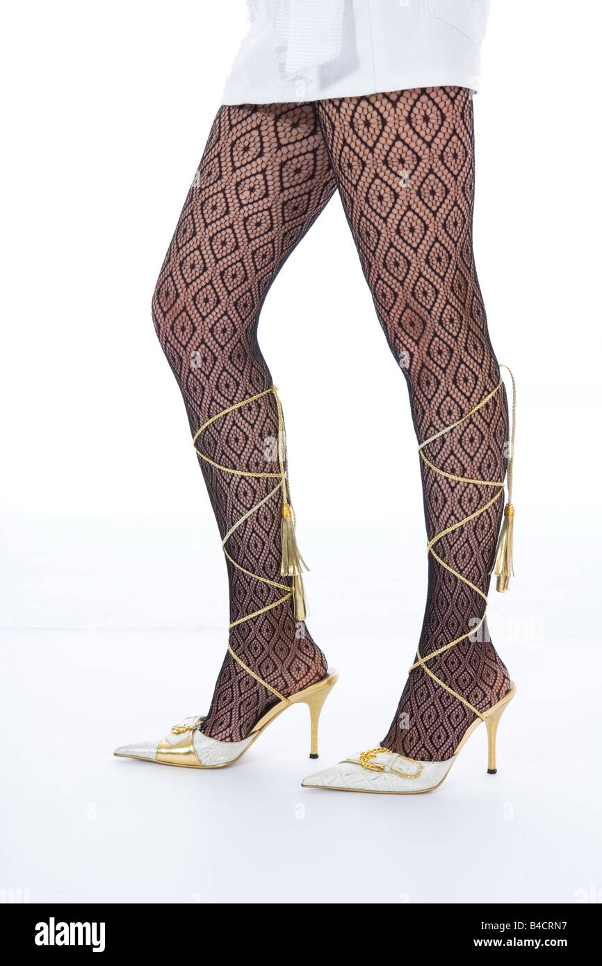 Long legs, stocking hi-res stock photography and images - Alamy