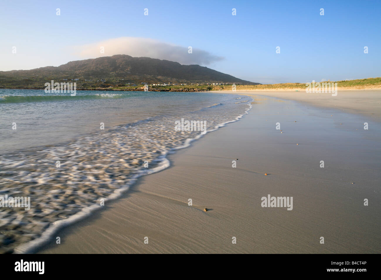 Dogs Bay in the evening light, Connemara, Ireland Stock Photo - Alamy