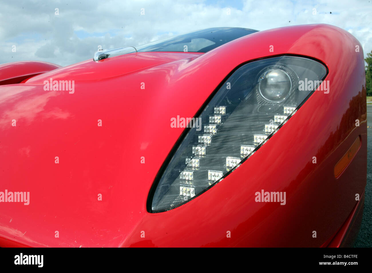 Ferrari P4/5 by Pininfarina, model year 2006-, red, Detailed view ...
