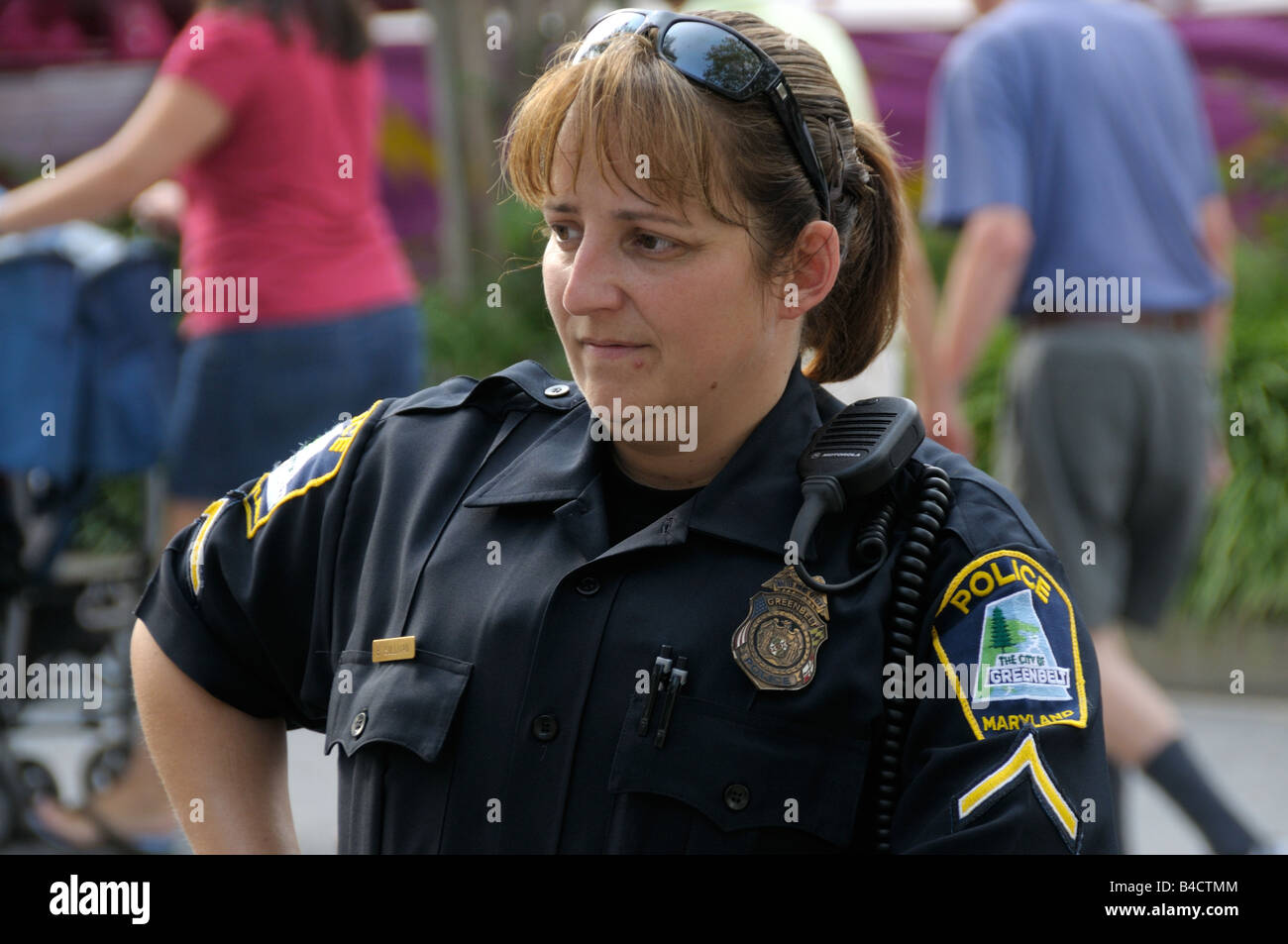 portrait of a policewoman Stock Photo - Alamy
