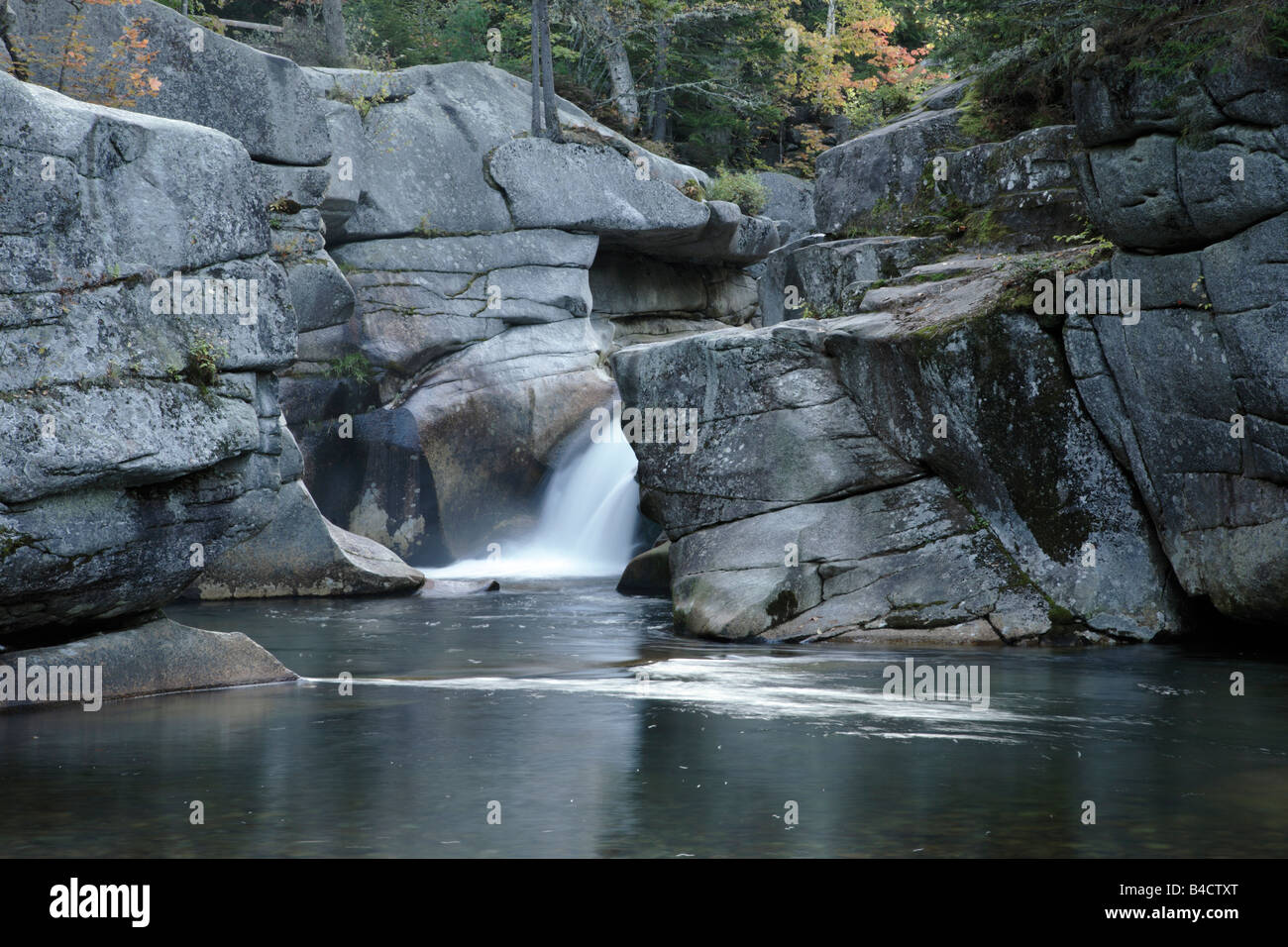 Ammonoosuc River in the White Mountains New Hampshire USA which is part ...