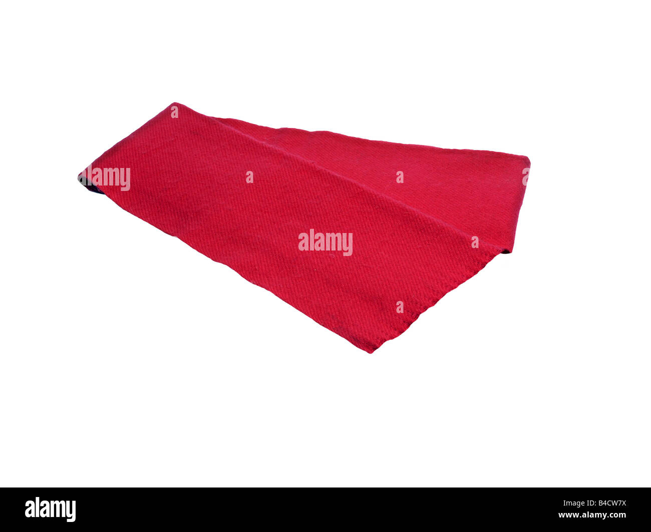 Red Wool winter scarf Stock Photo - Alamy