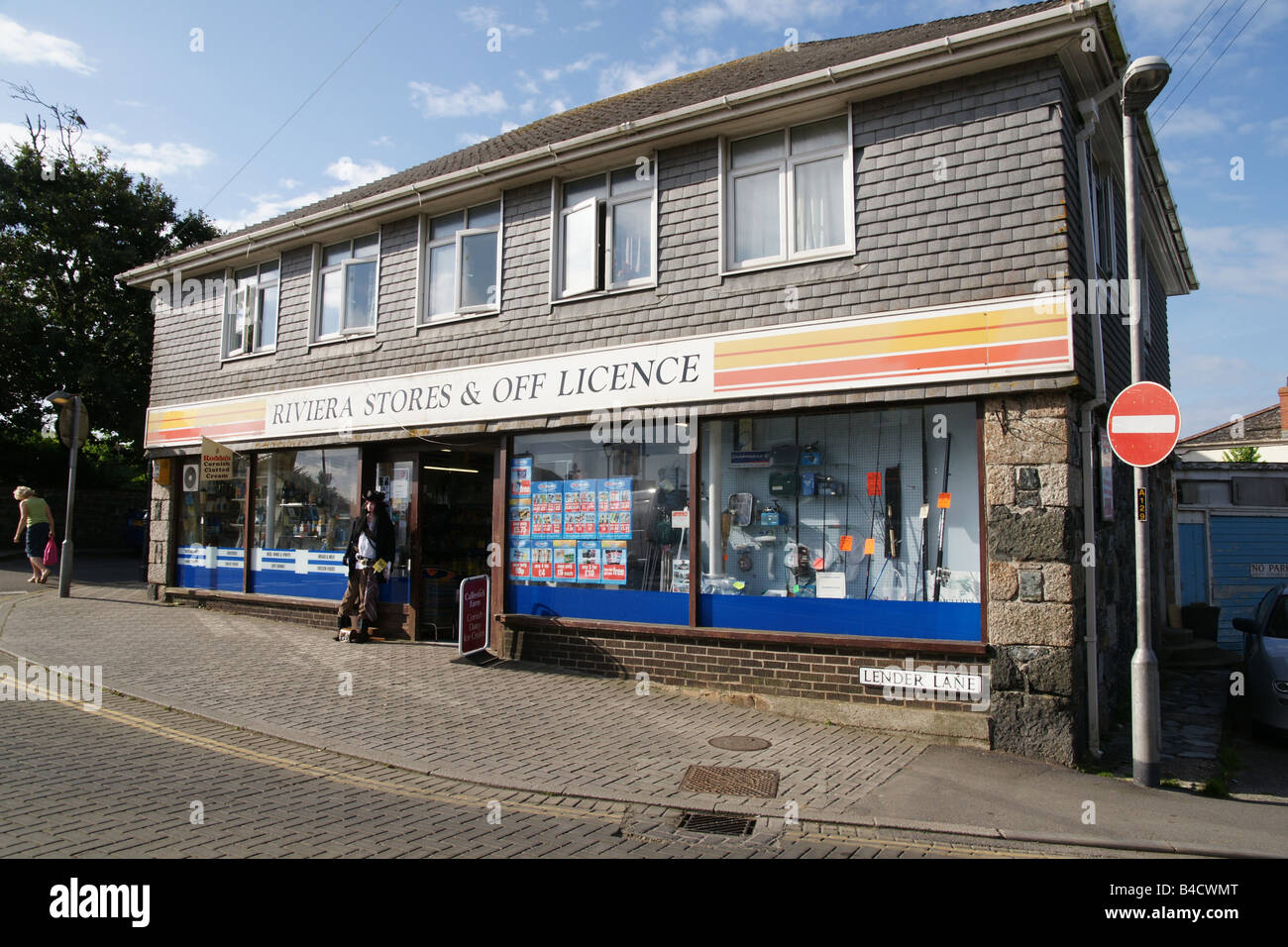 Mullion Village Cornwall England Stock Photo - Alamy