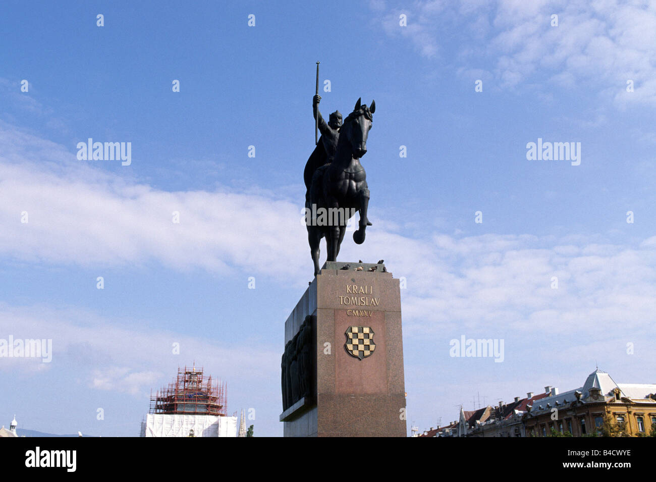 King Tomislav statue, Zagreb, Croatia, Europe Stock Photo - Alamy