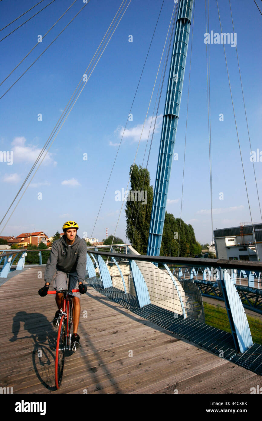 Boy rides bike hi-res stock photography and images - Alamy