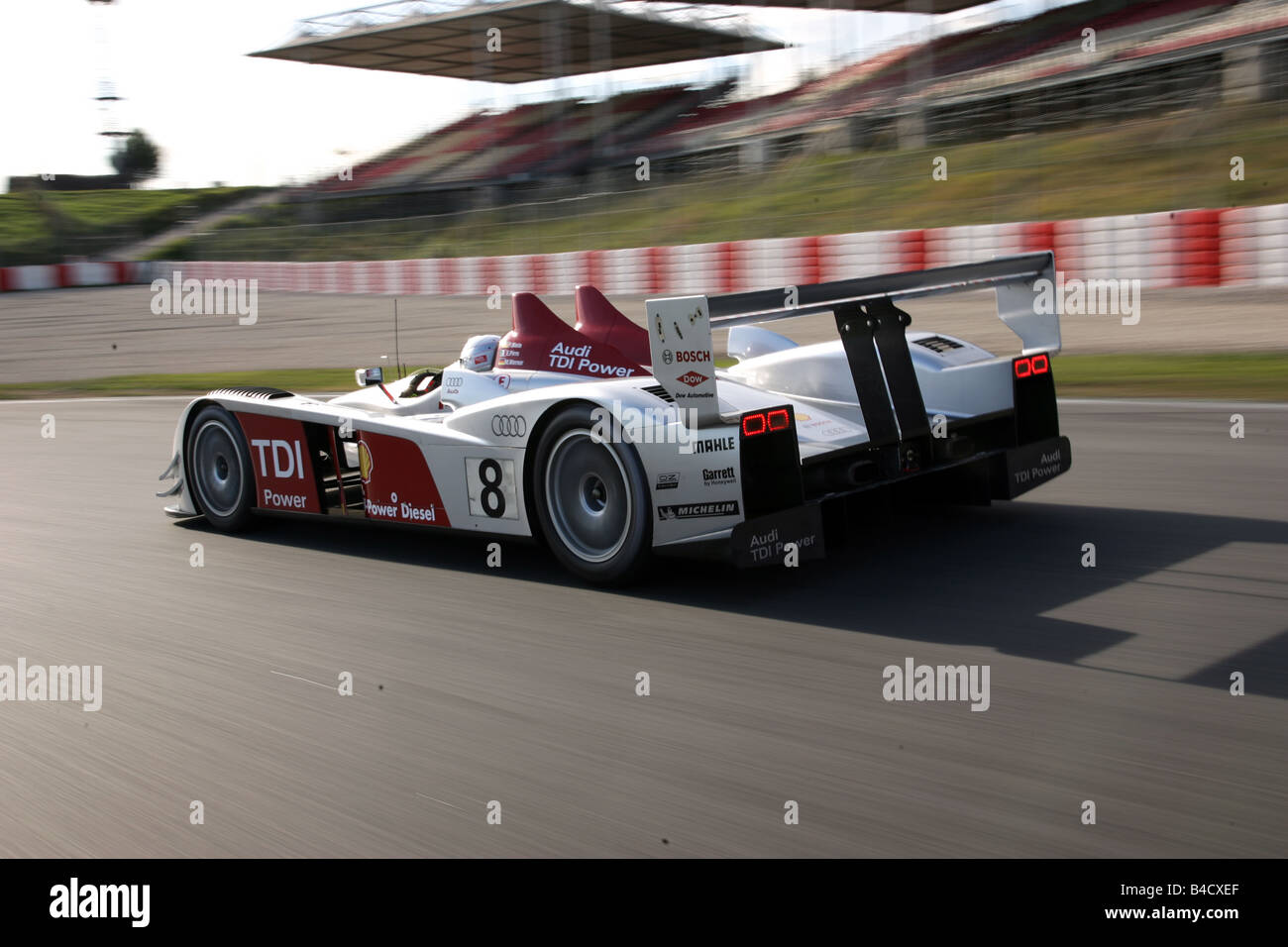 Audi R10 TDI, model year 2006-, Le Mans, racing approx., silver ...