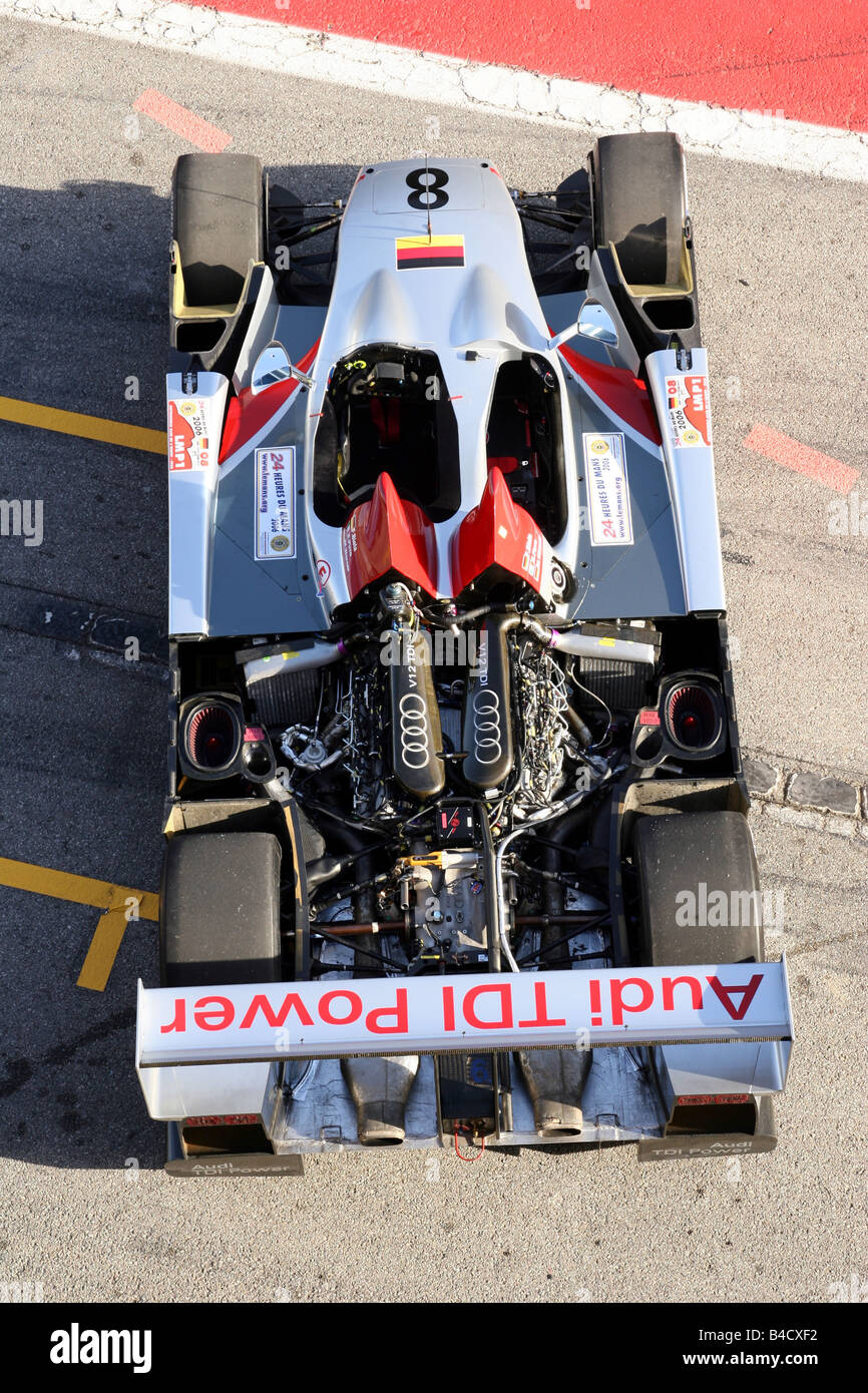 Audi R10 TDI, model year 2006-, Le Mans, racing approx., silver ...