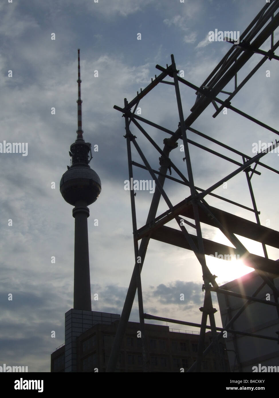 tv tower building in berlin germany Stock Photo - Alamy