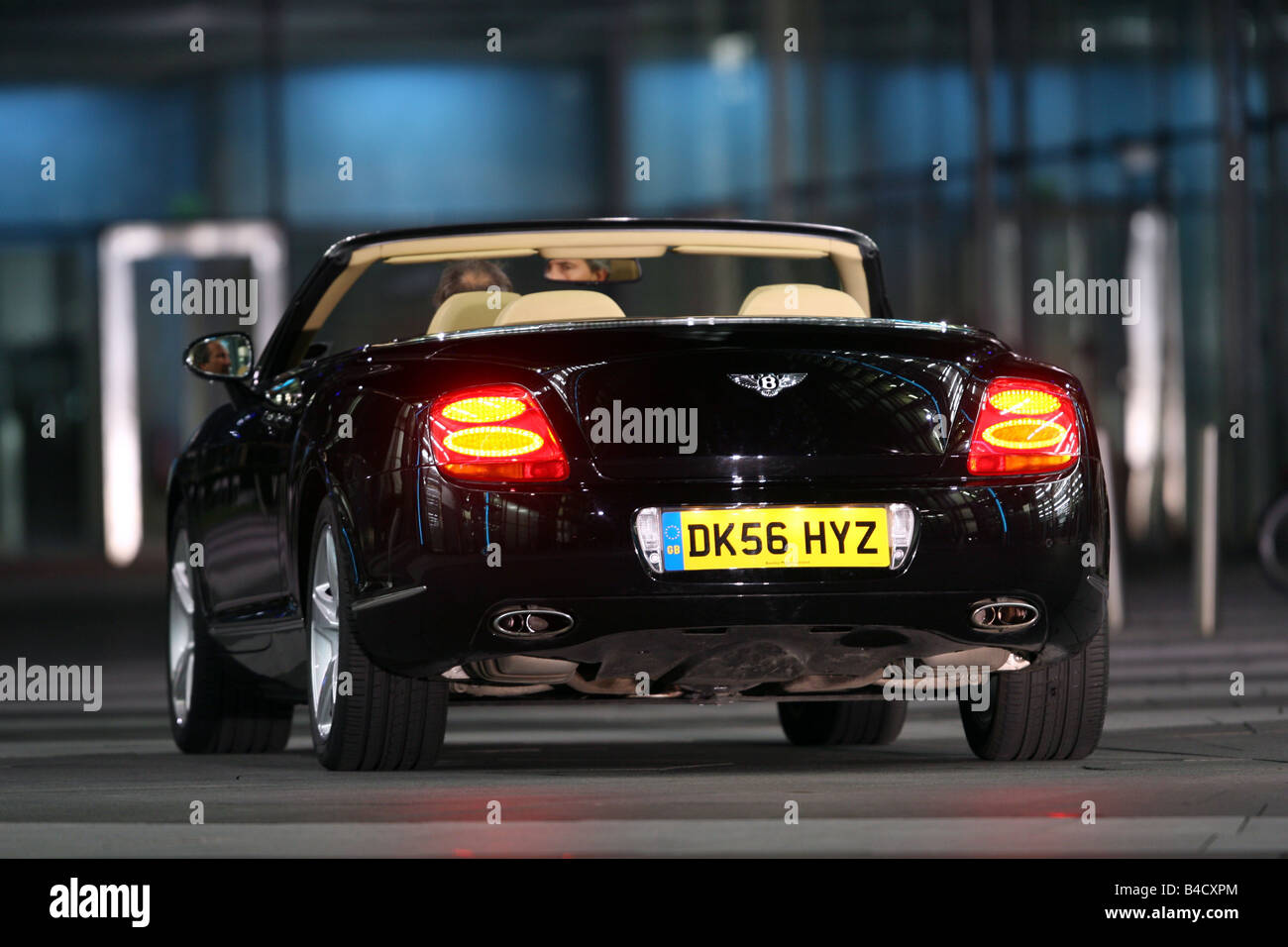 Bentley Continental GTC, model year 2007-, black, standing, upholding ...