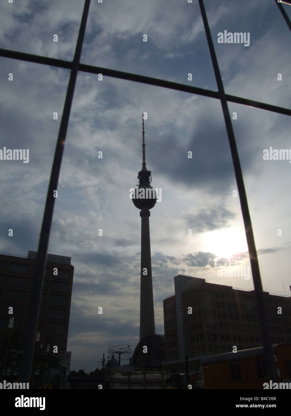 tv tower building in berlin germany Stock Photo - Alamy