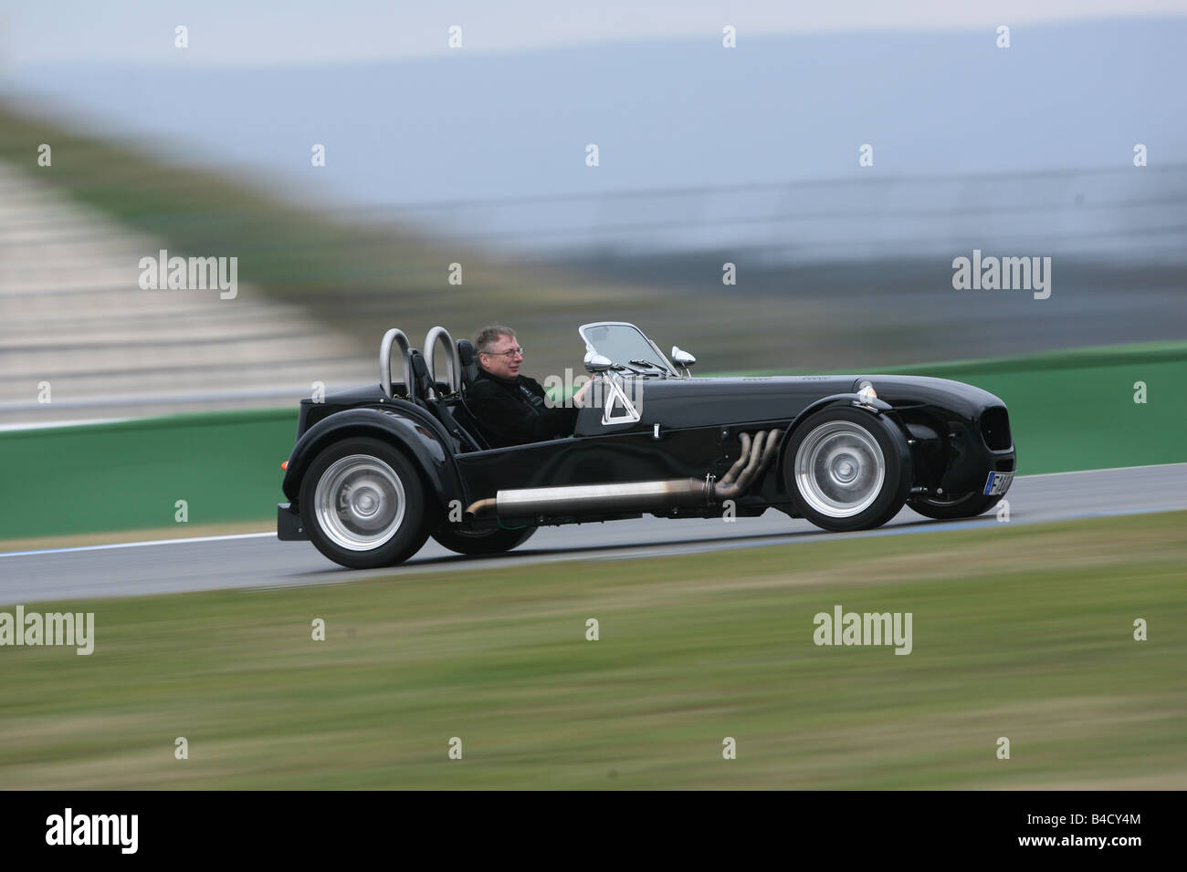Rush Classic, driving, side view, test track Stock Photo - Alamy