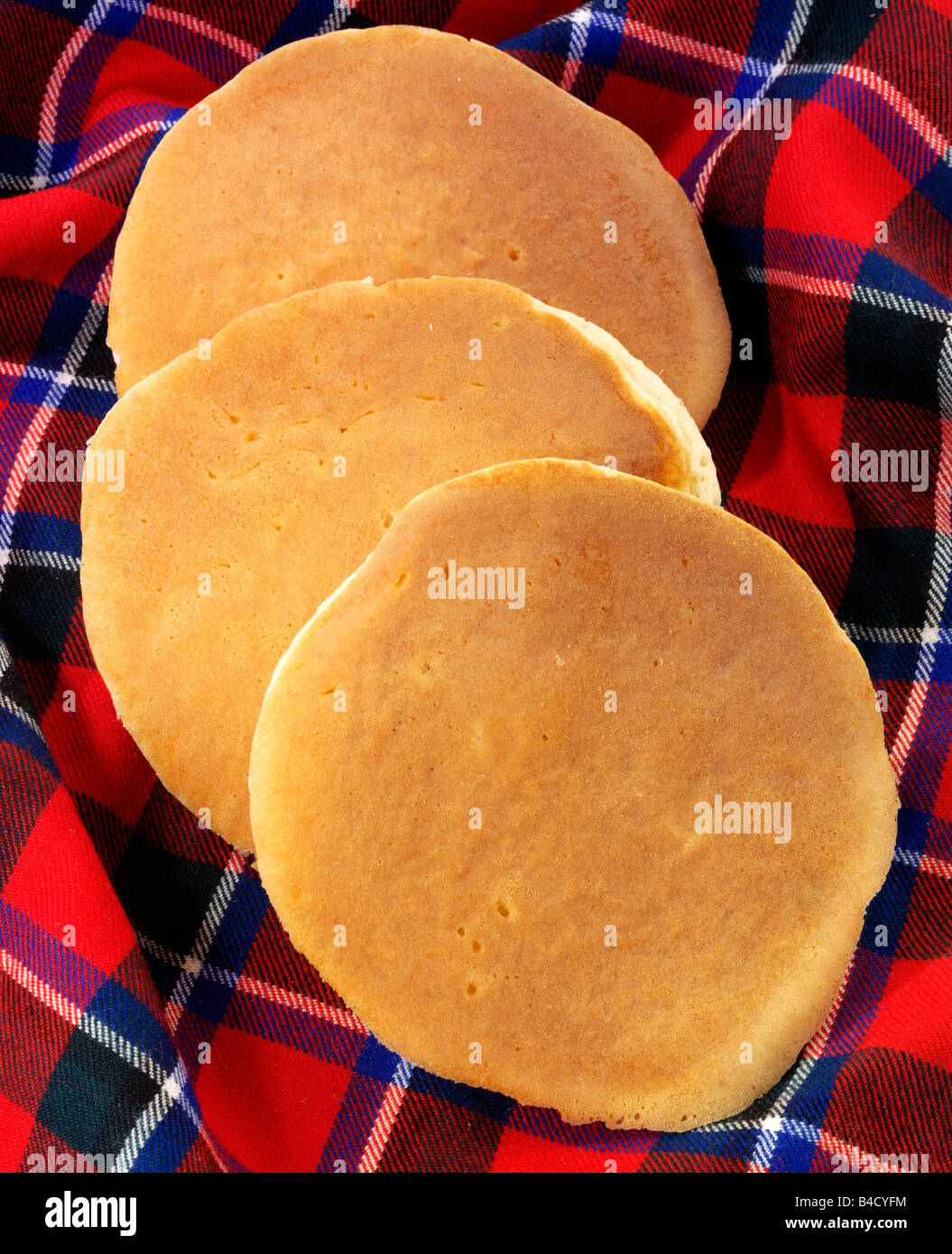TRADITIONAL SCOTTISH PANCAKES Stock Photo - Alamy