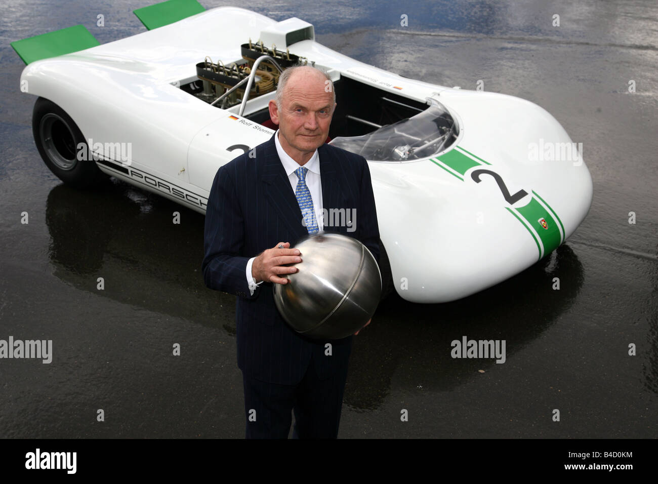 Ferdinand Piech with Porsche Bergspyder 909 from the year 1968 Stock ...