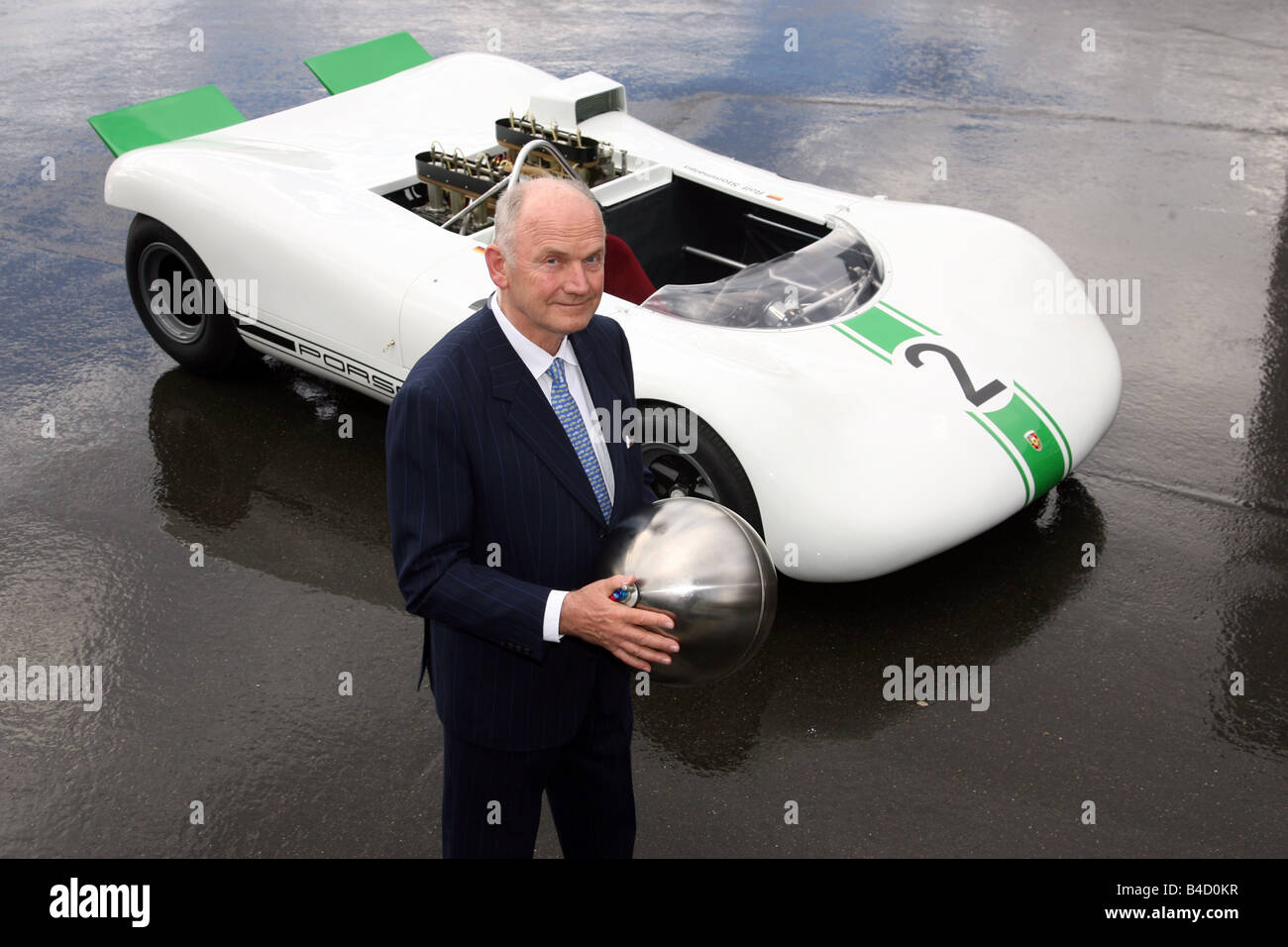 Ferdinand Piech with Porsche Bergspyder 909 from the year 1968 Stock ...