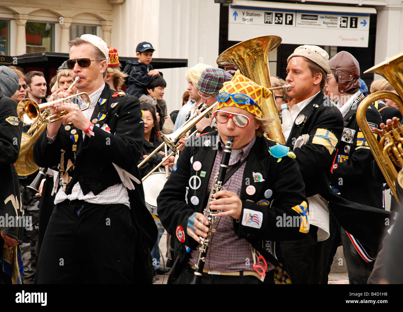 Band in parade Stock Photo - Alamy