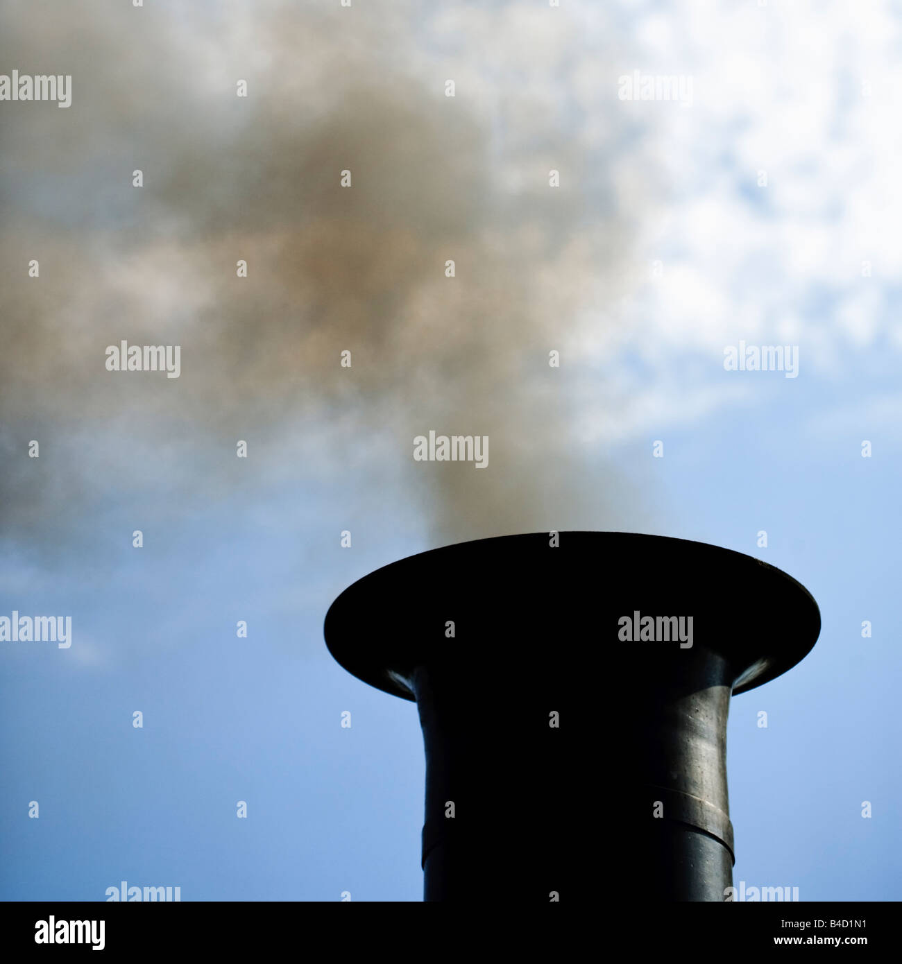 Steam from the chimney of a Furness No 20 steam engine at the Beamish ...