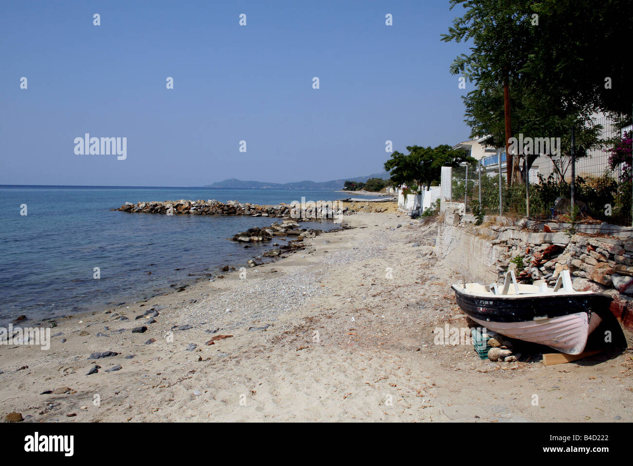 NEA SKIONI BEACH (NORTH). KASSANDRA PENINSULA. HALKIDIKI GREECE Stock ...