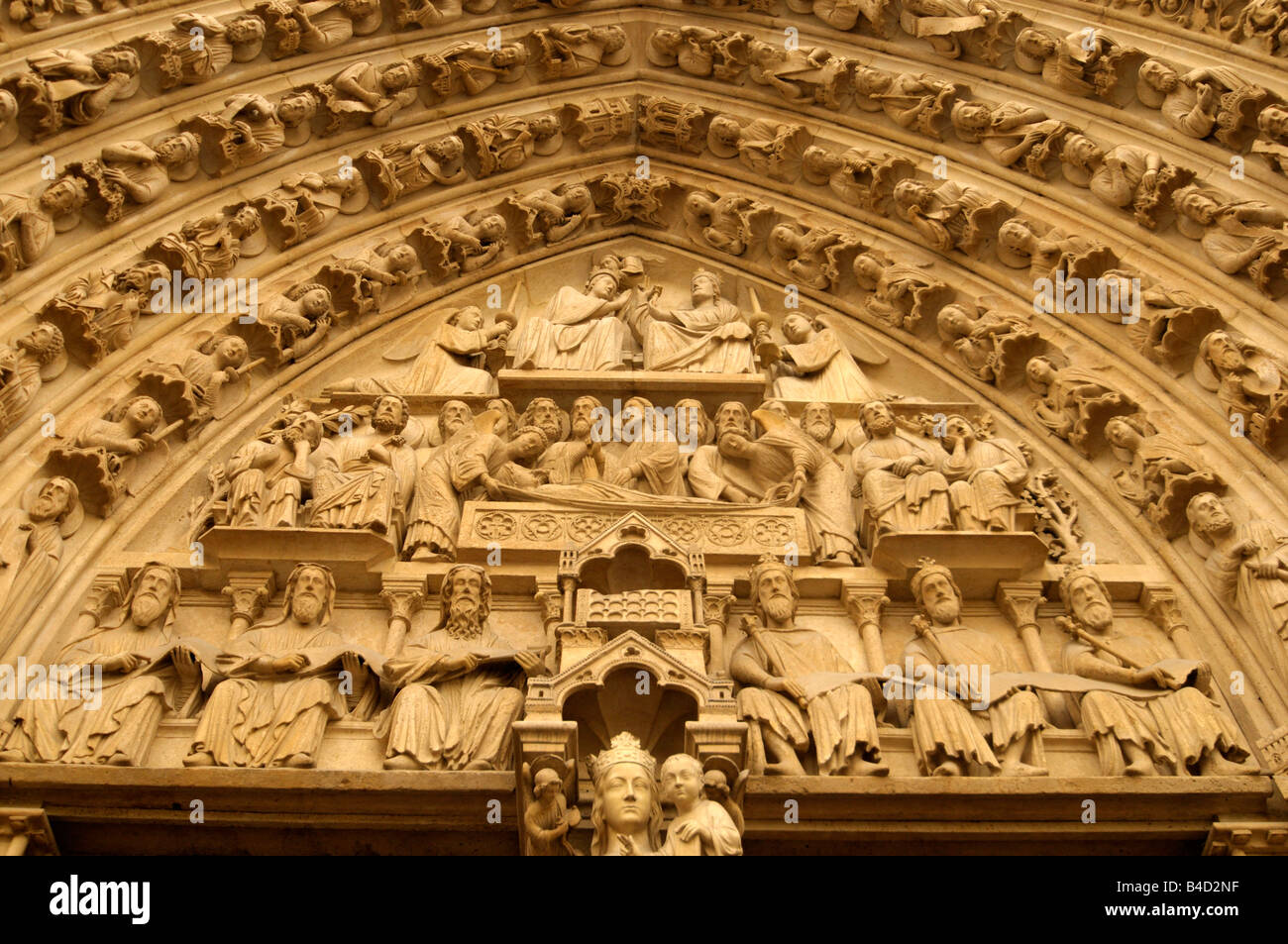 Façade de notre dame paris hi-res stock photography and images - Alamy