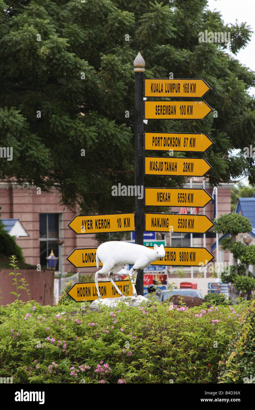 statue of mousedeer in Melaka city, Malaysia Stock Photo - Alamy