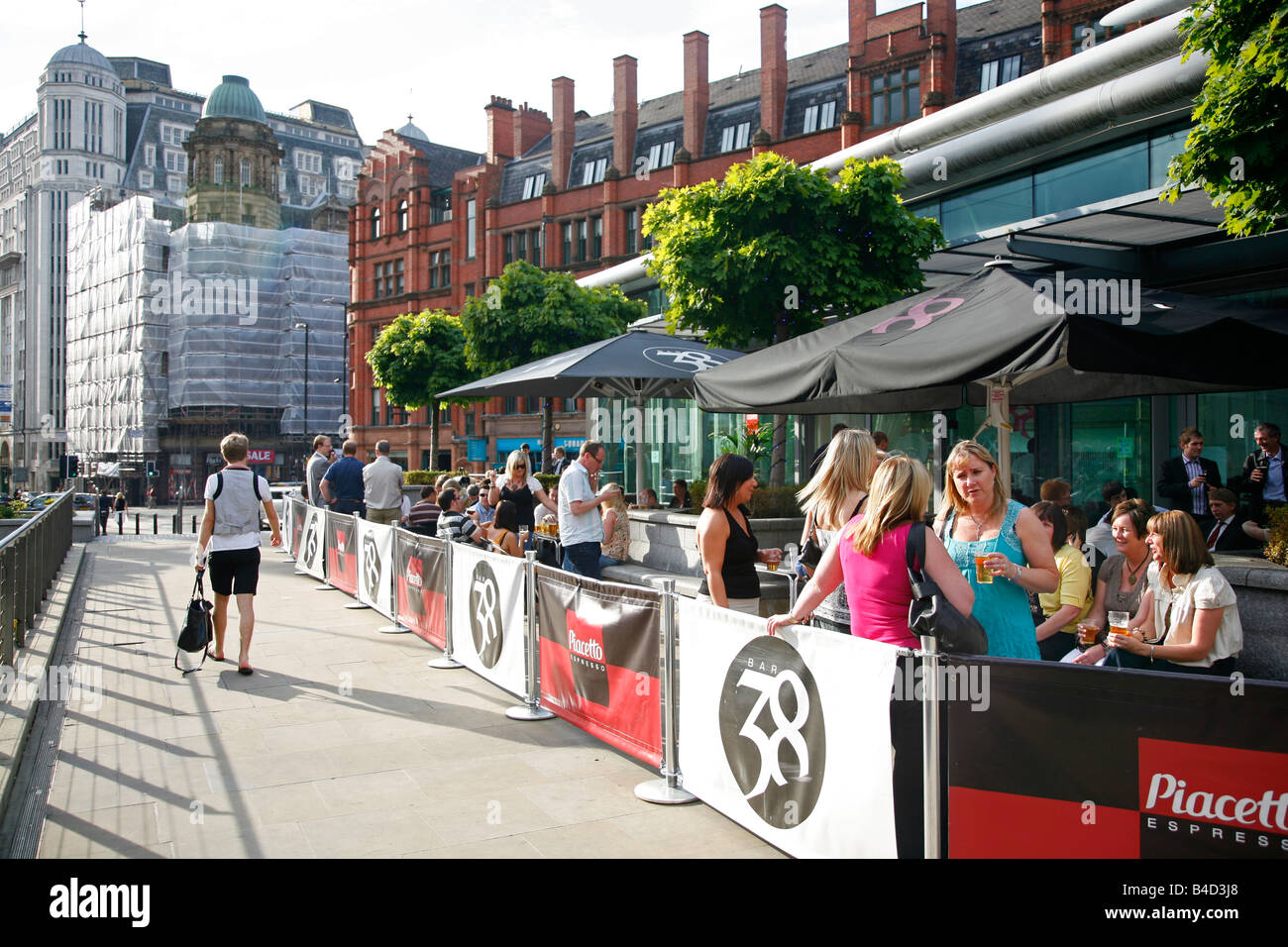 July 2008 - Bar 38 Manchester England UK Stock Photo - Alamy