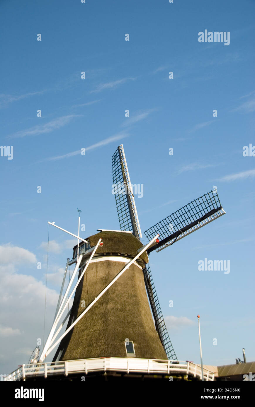 Windmill, Ommen, Holland, Netherland Stock Photo - Alamy