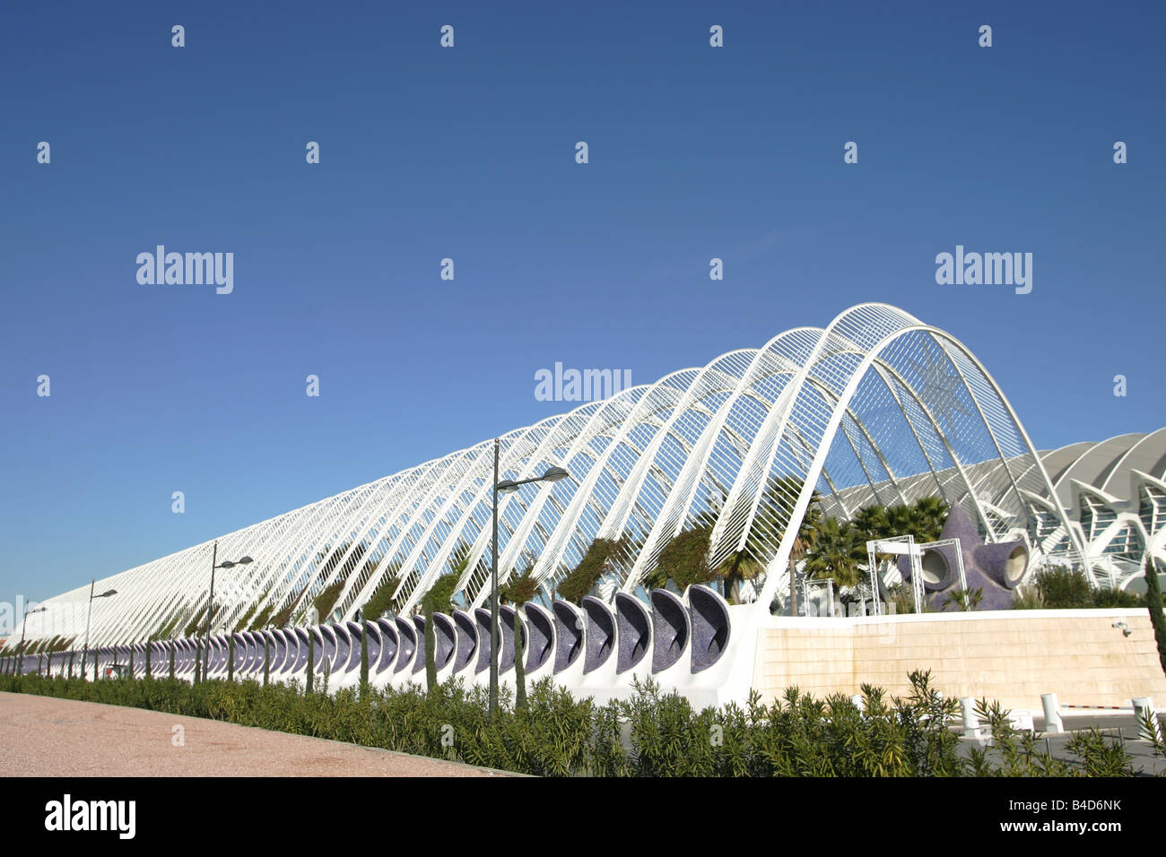 L'Umbracle. Part of the City of Arts and Sciences (Ciudad de las Artes ...