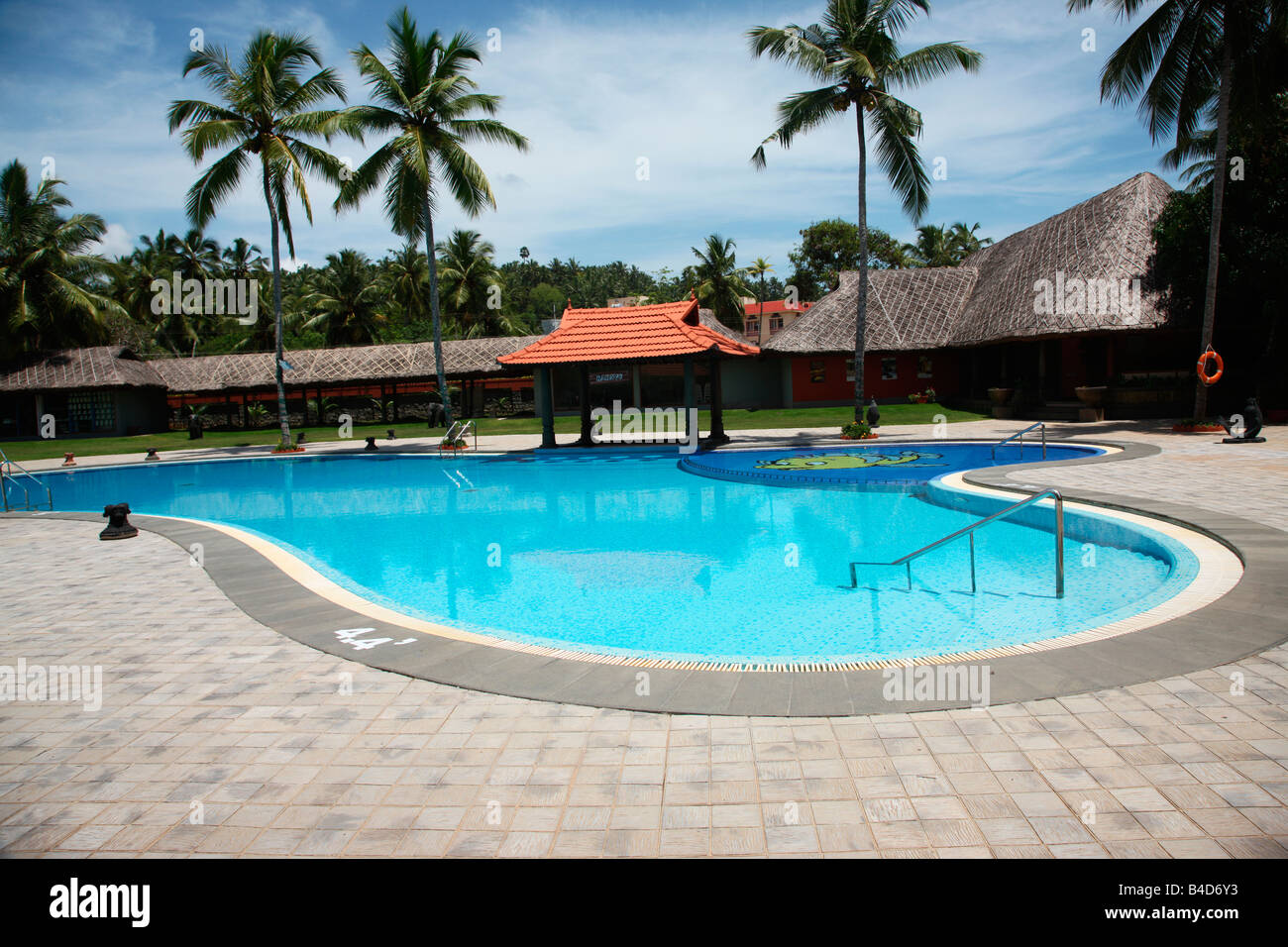 A swimming pool in a resort of Kerala, India Stock Photo - Alamy