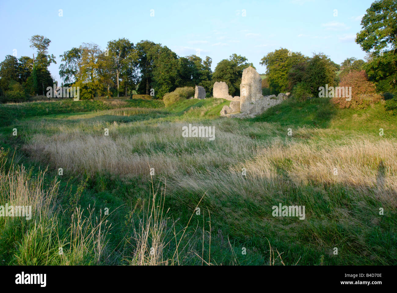 Remains of castle Berkhamsted Hertfordshire England Stock Photo - Alamy