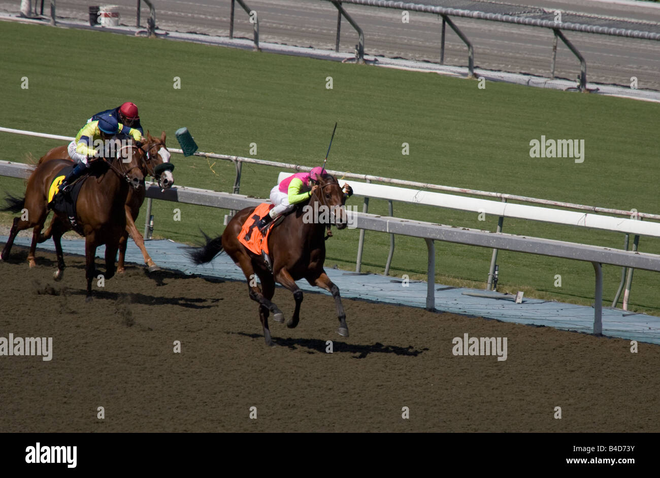 The Home Stretch Santa Anita Race Track Oak Tree Opening Day September ...