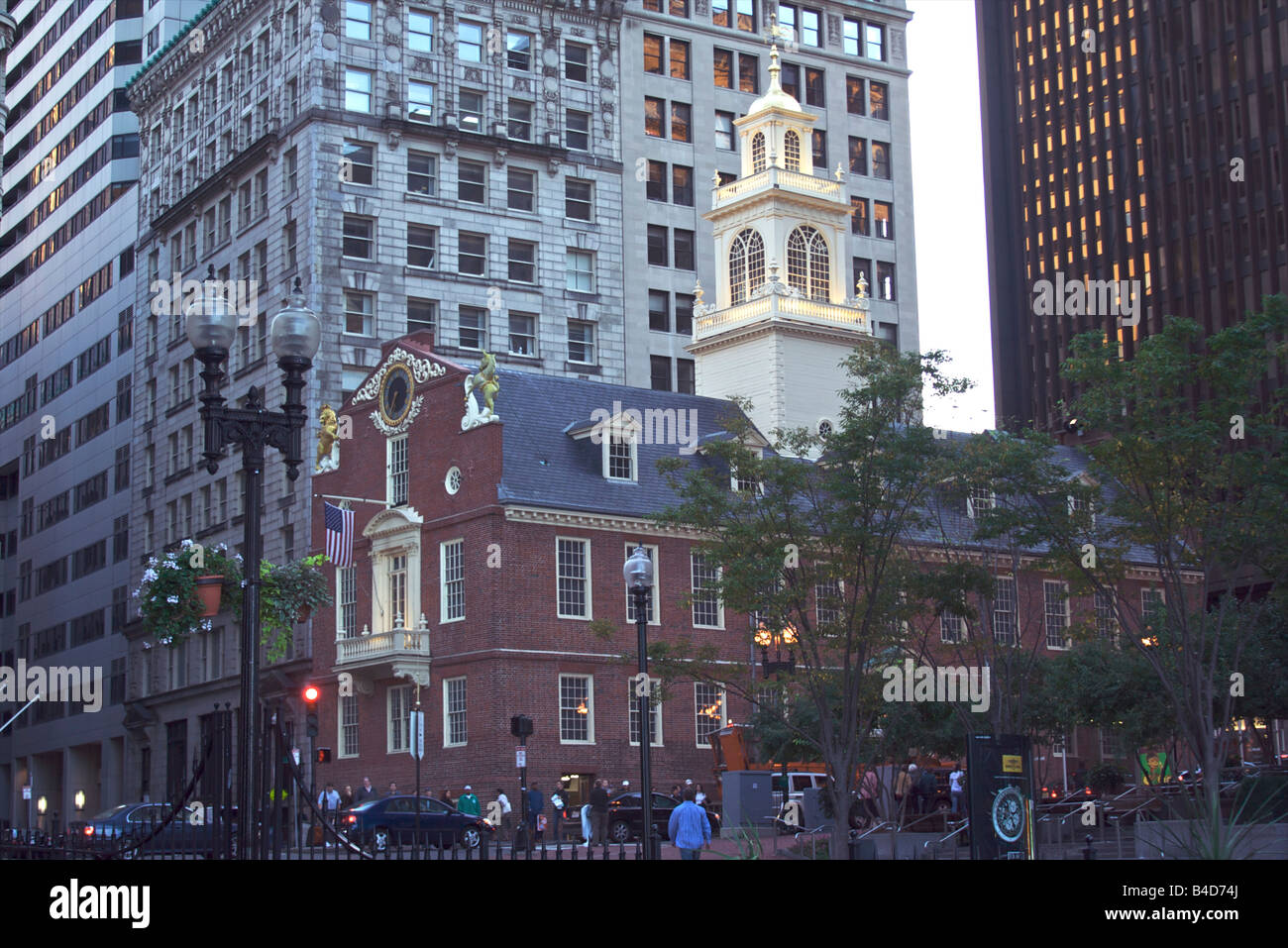 Boston Massachusetts Old State House Stock Photo - Alamy