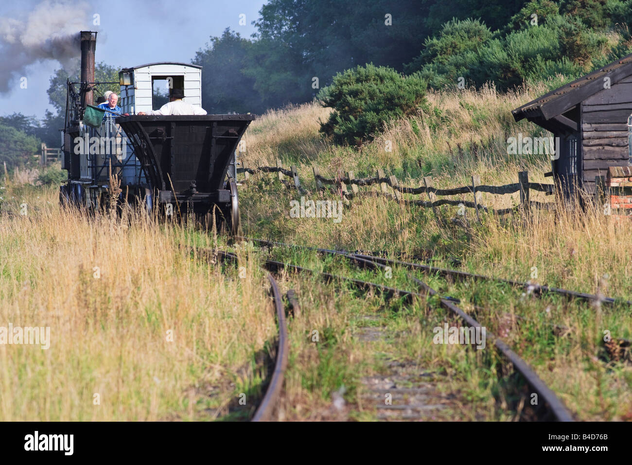 A working replica of the Puffing Billy on the Pockerley Waggonway in ...