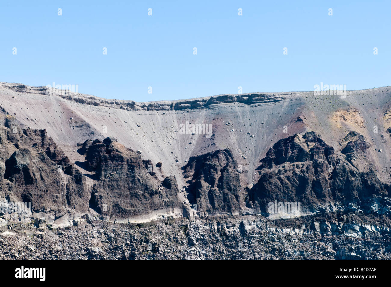 The Inside Of Mount Vesuvius