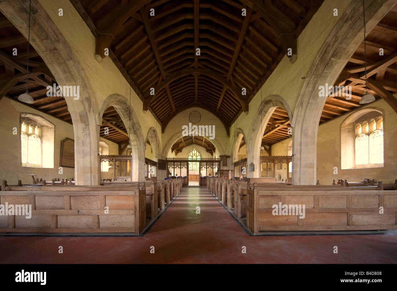 The Interior Of A Church Stock Photo - Alamy