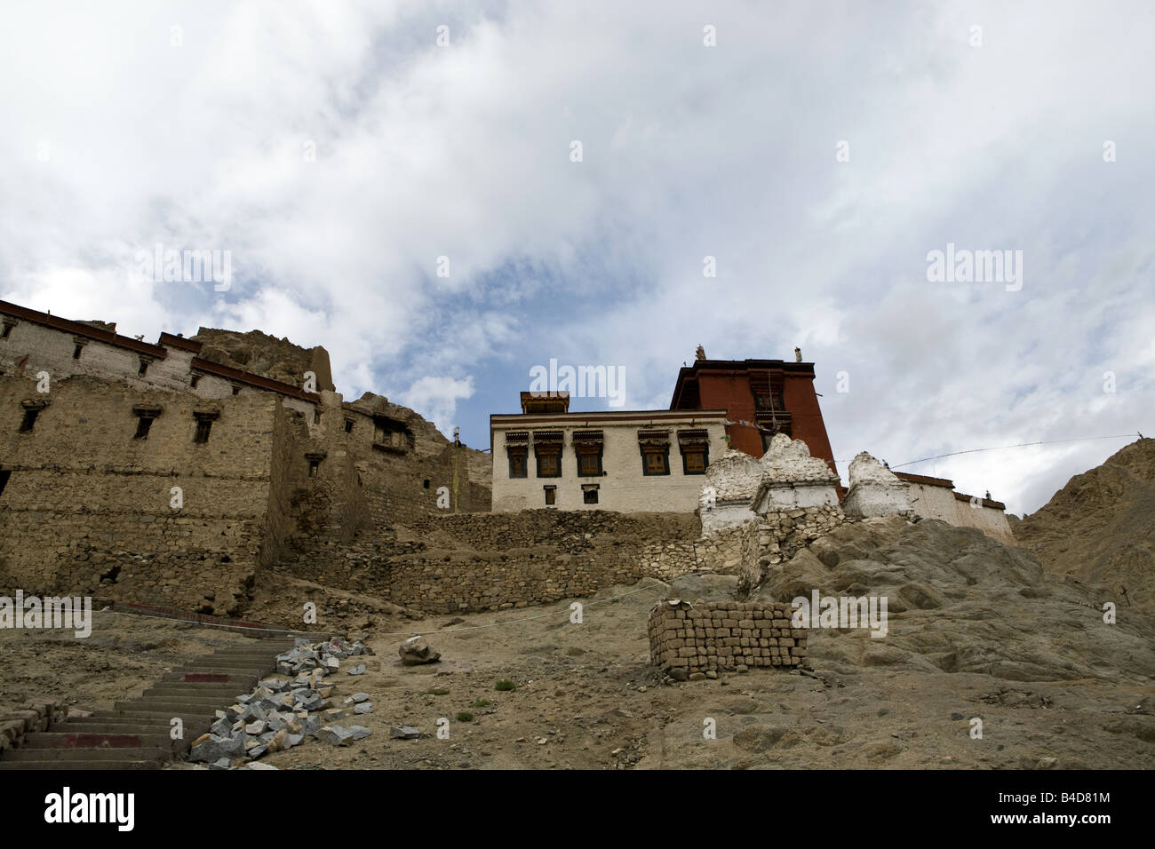 Leh Monastery in Ladakh Stock Photo - Alamy